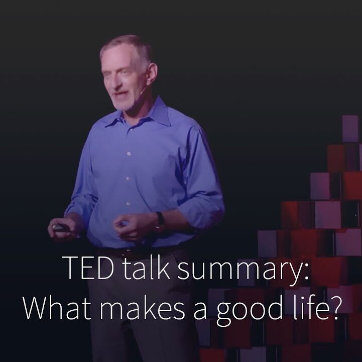 TED Talk - What makes a good life? - Money Working